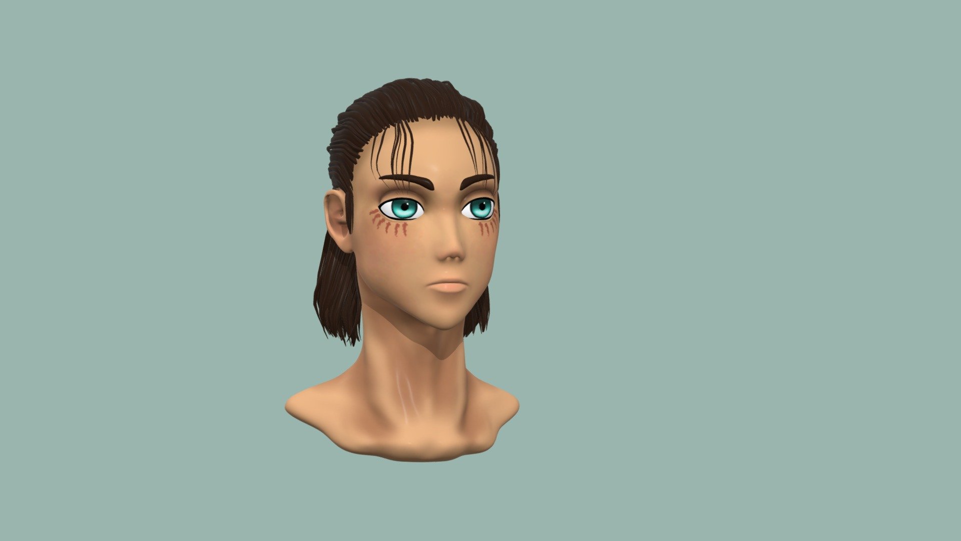 Eren Jager - 3D model by TiM_3la [b49b352] - Sketchfab