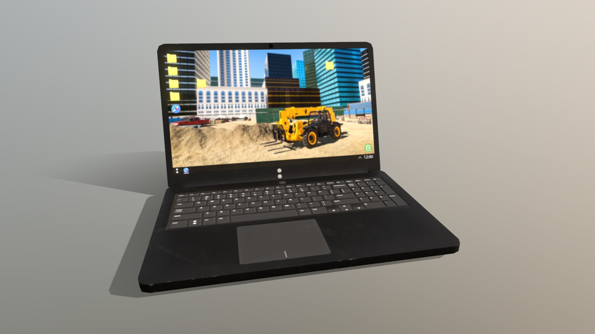 Low-Poly Laptop - 3D model by jordantetzlaff [b49c0a9] - Sketchfab