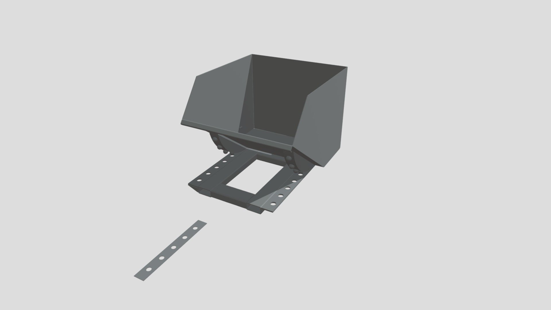 dumping bin - 3D model by Colin.Espey [b49c226] - Sketchfab