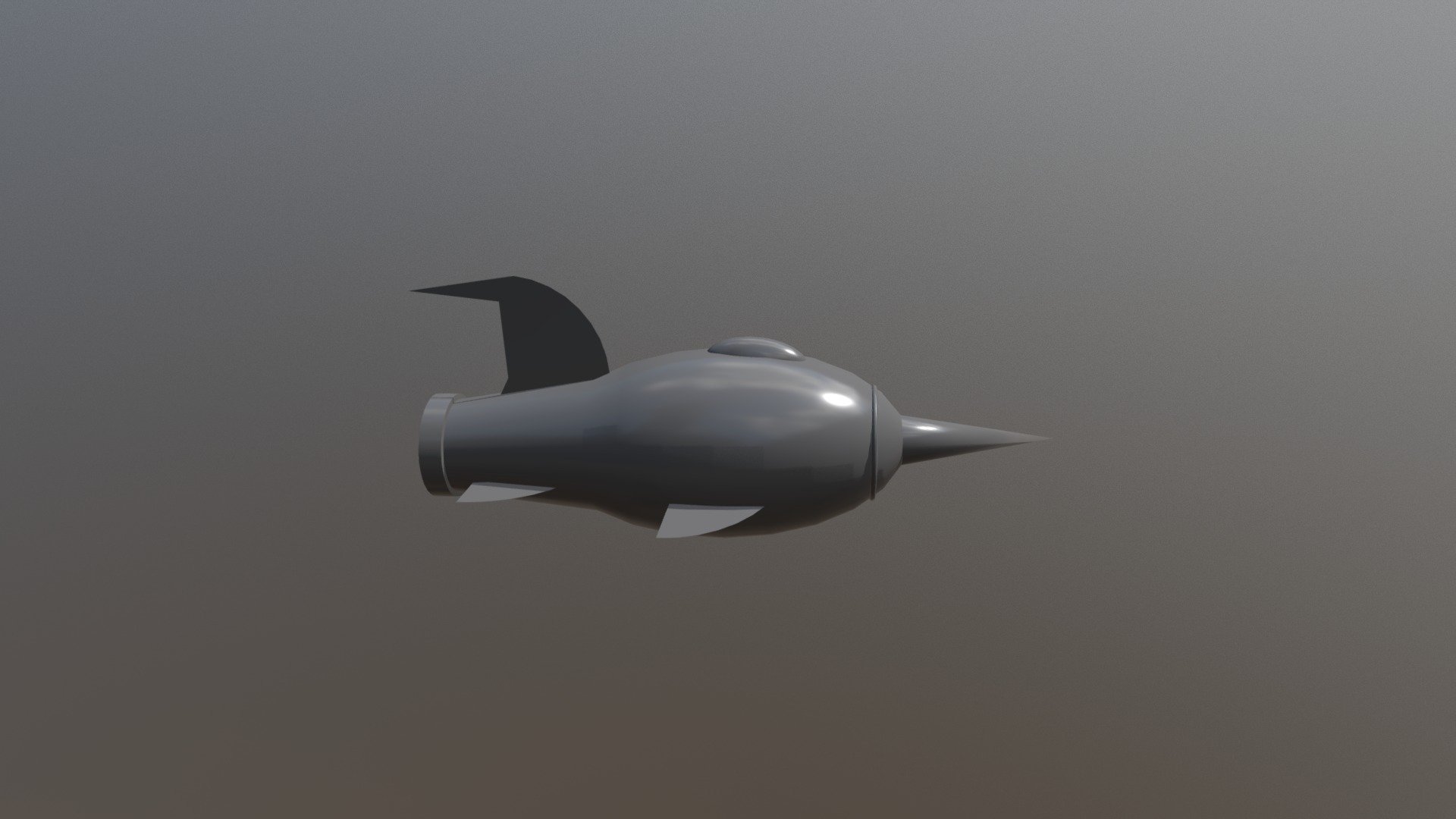 Retro Rocket Ship - Download Free 3D model by Icefyre24 [b49cd48 ...