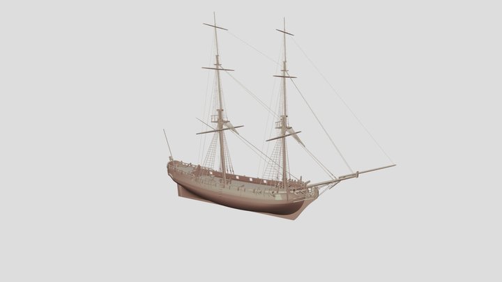 Sloop 3D models - Sketchfab