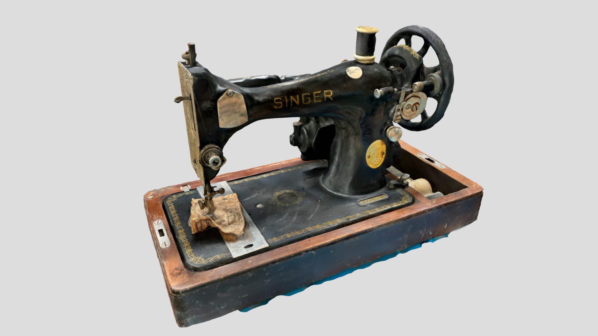 1948 Singer Portable Sewing Machine - Download Free 3D model by Jordan ...