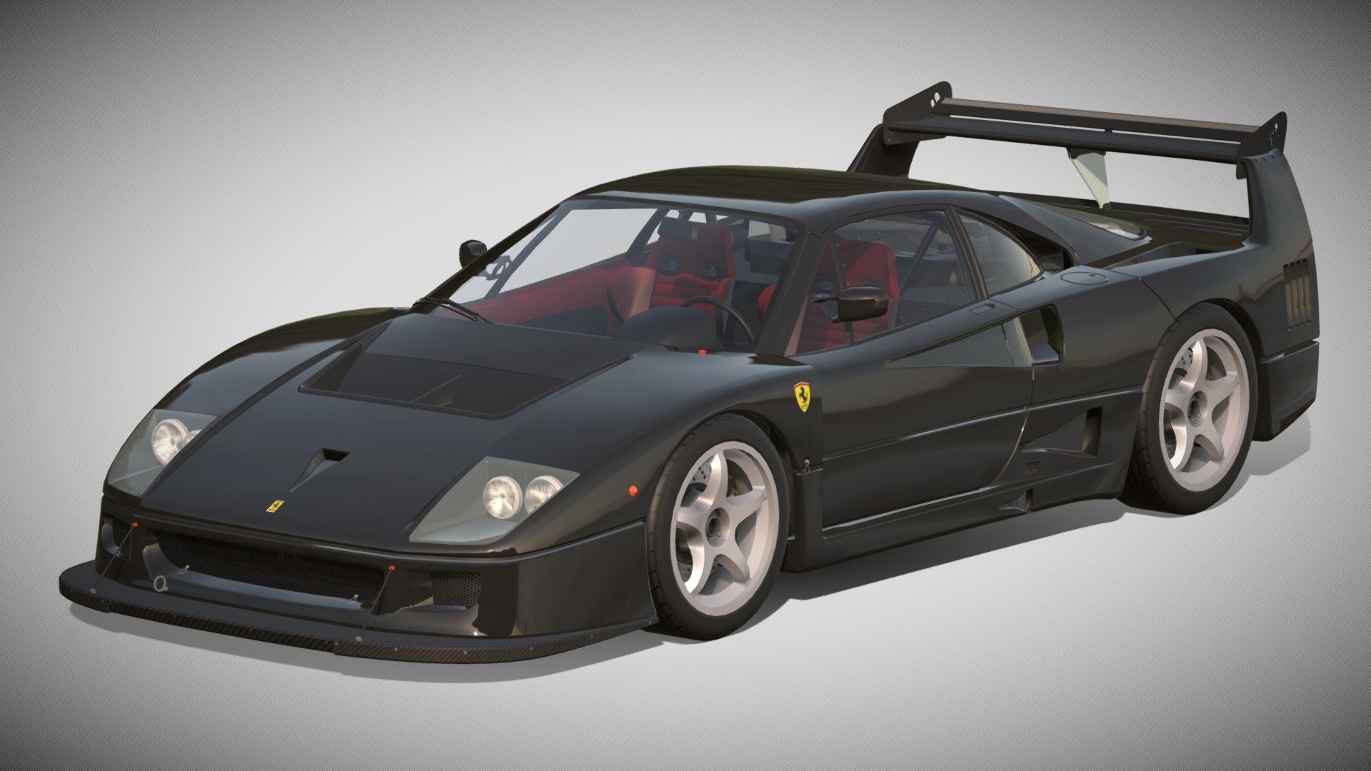 1989 Ferrari F40 LM - Download Free 3D model by OUTPISTON [b4a0267 ...