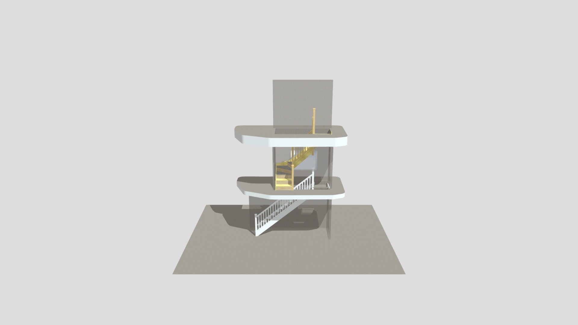 Dave_Robinson_CROSBY - Download Free 3D model by Alan Grice Staircase ...