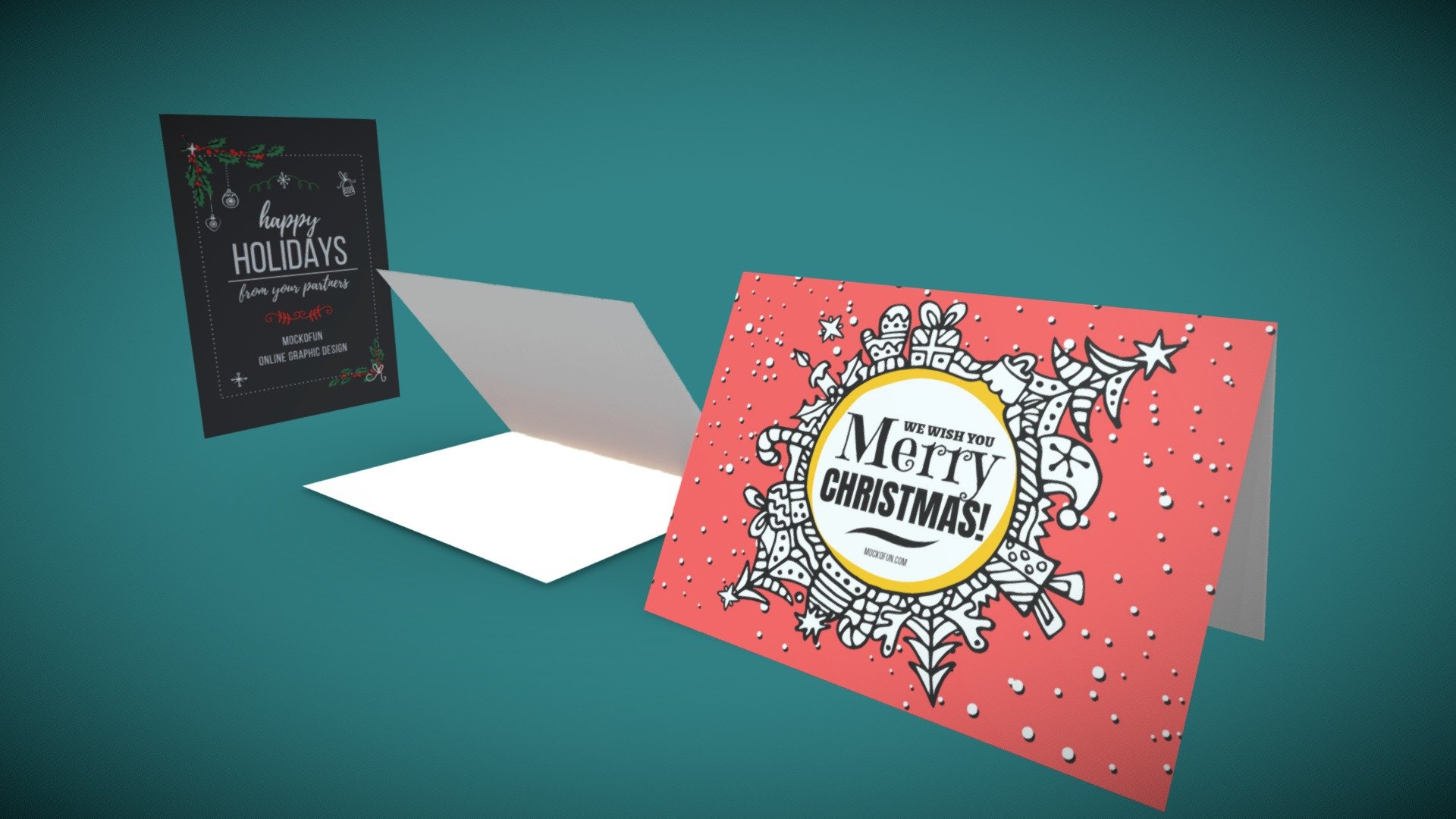 Christmas Cards 3D - Download Free 3D model by Johana-PS [b4a4124 ...
