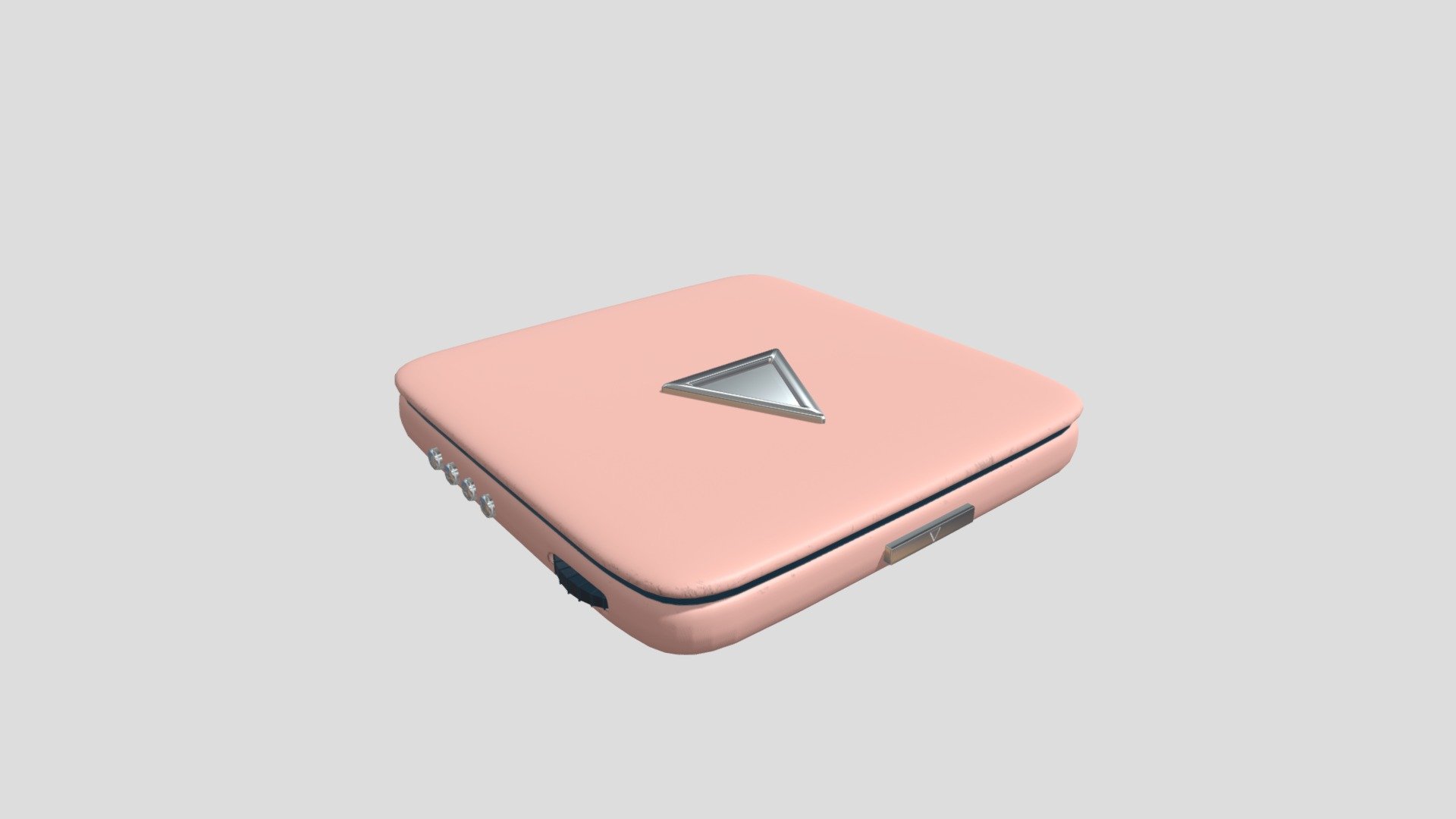 Portable CD Player - 3D model by amsiu [b4a434d] - Sketchfab
