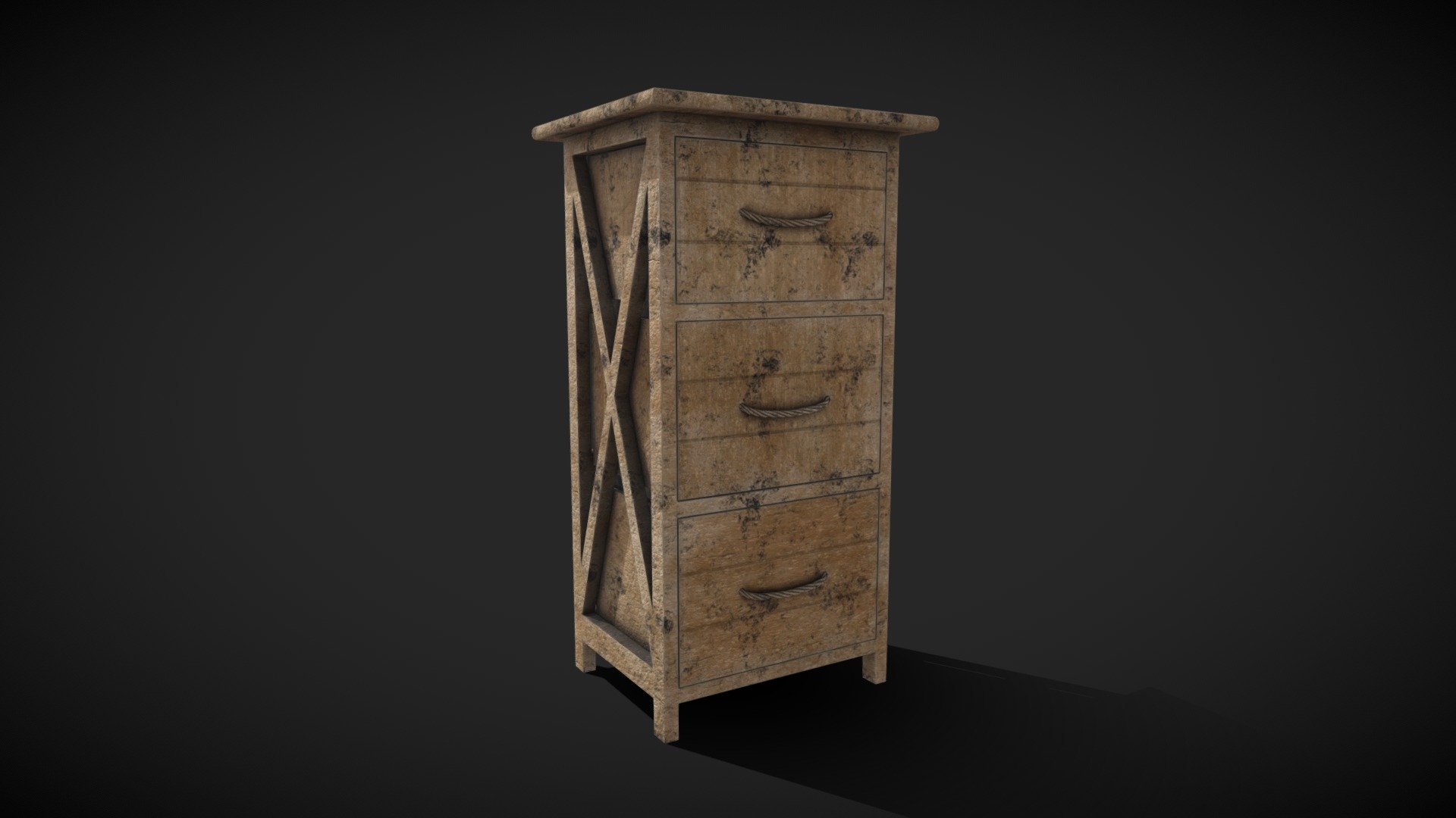 Wooden Drawer - 3D model by Manohar (@manohar.creed) [b4a441f] - Sketchfab