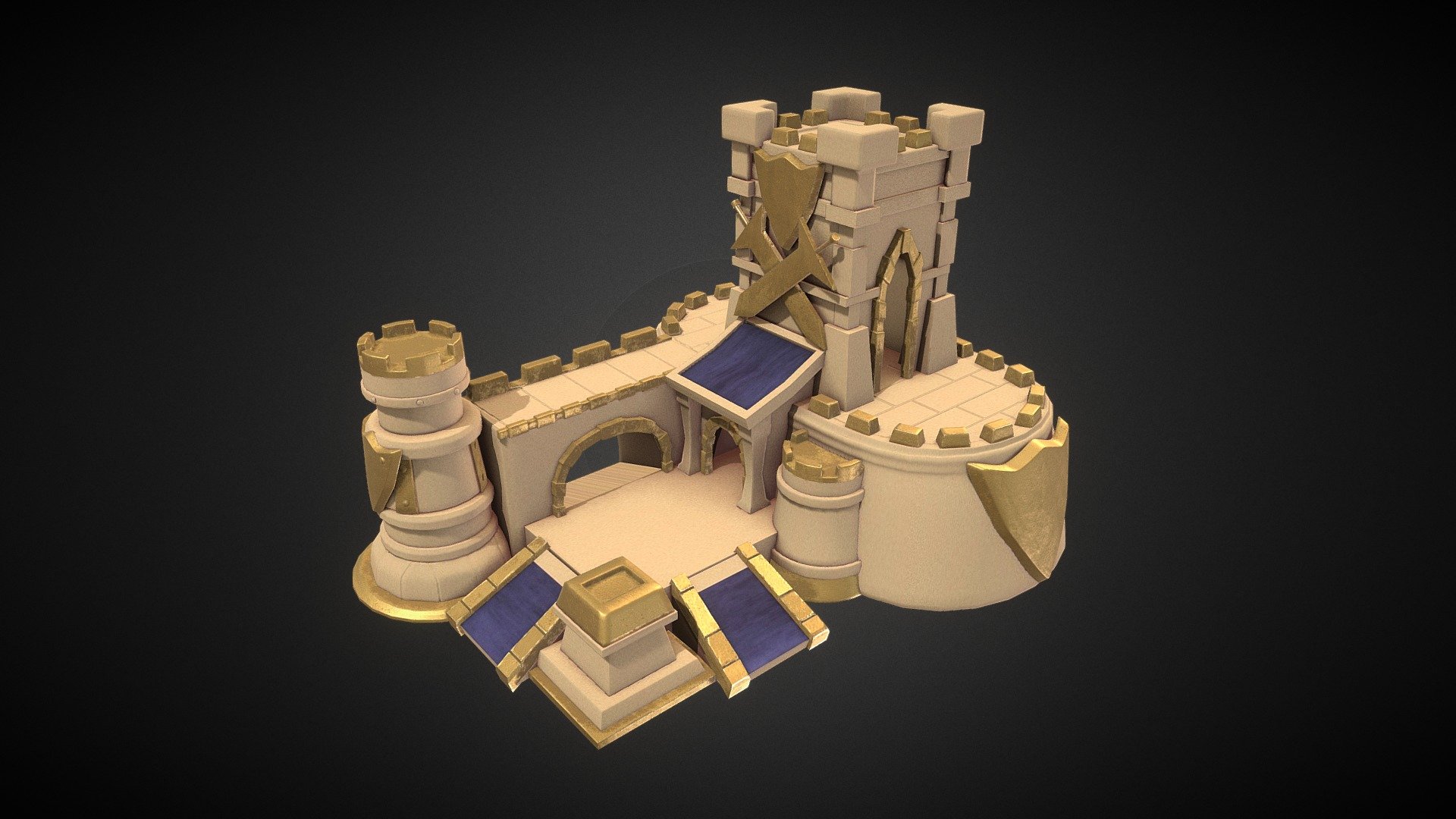 Tower of doom barracks - 3D model by zeeshanmajeed322 [b4a520b] - Sketchfab