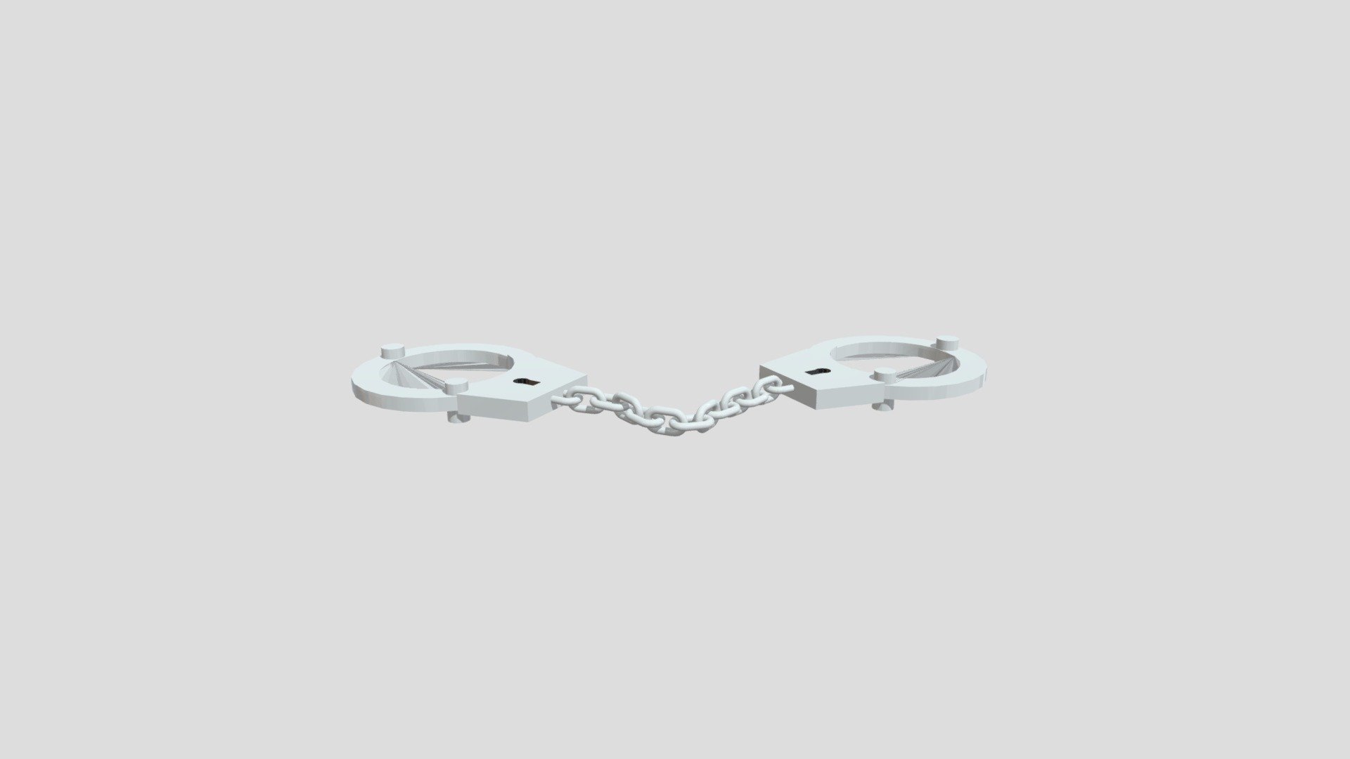 Handcuffs - Download Free 3D model by Decentralized (@decentralized13 ...