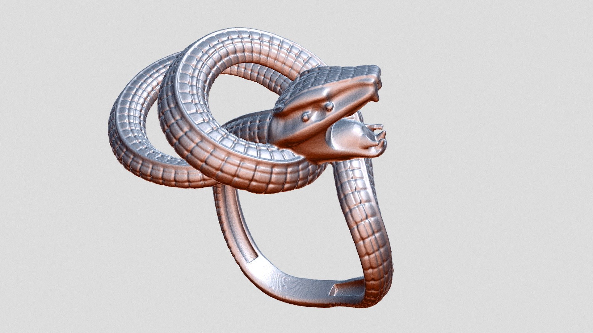 Snake Ring - 3D model by BlueCast _Castable Resin (@bluecast) [b4a8086 ...