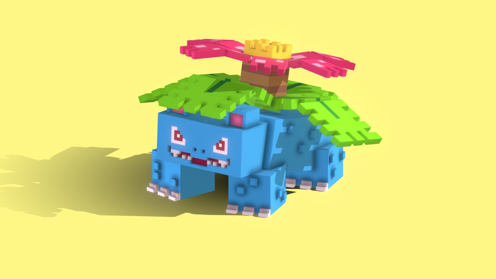 003 - Venusaur - Download Free 3D model by Business boy (@Baboyo ...
