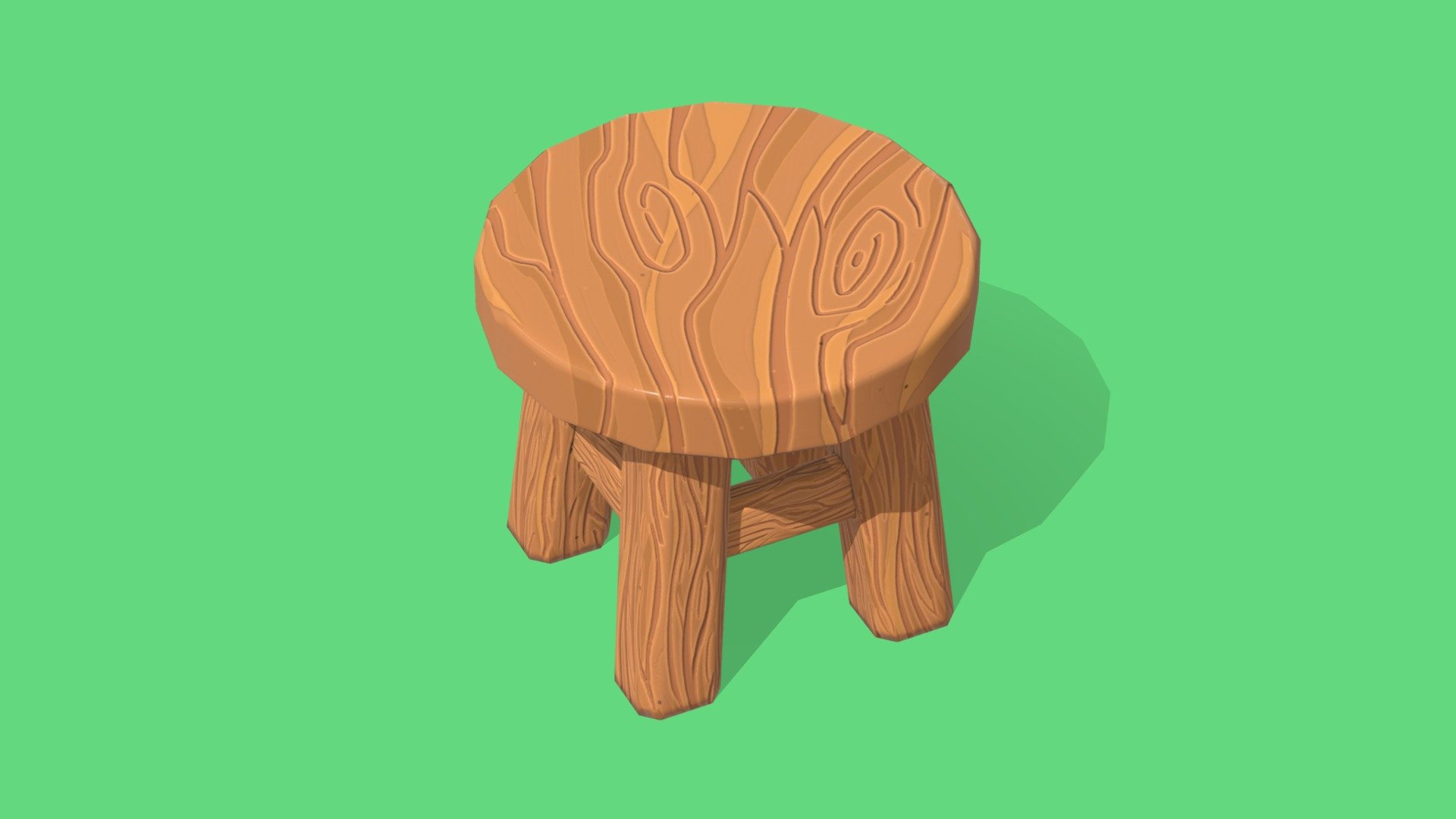 Stylized Stool - 3D model by Igor Ferreira (@IgorFerr) [b4a89fb ...