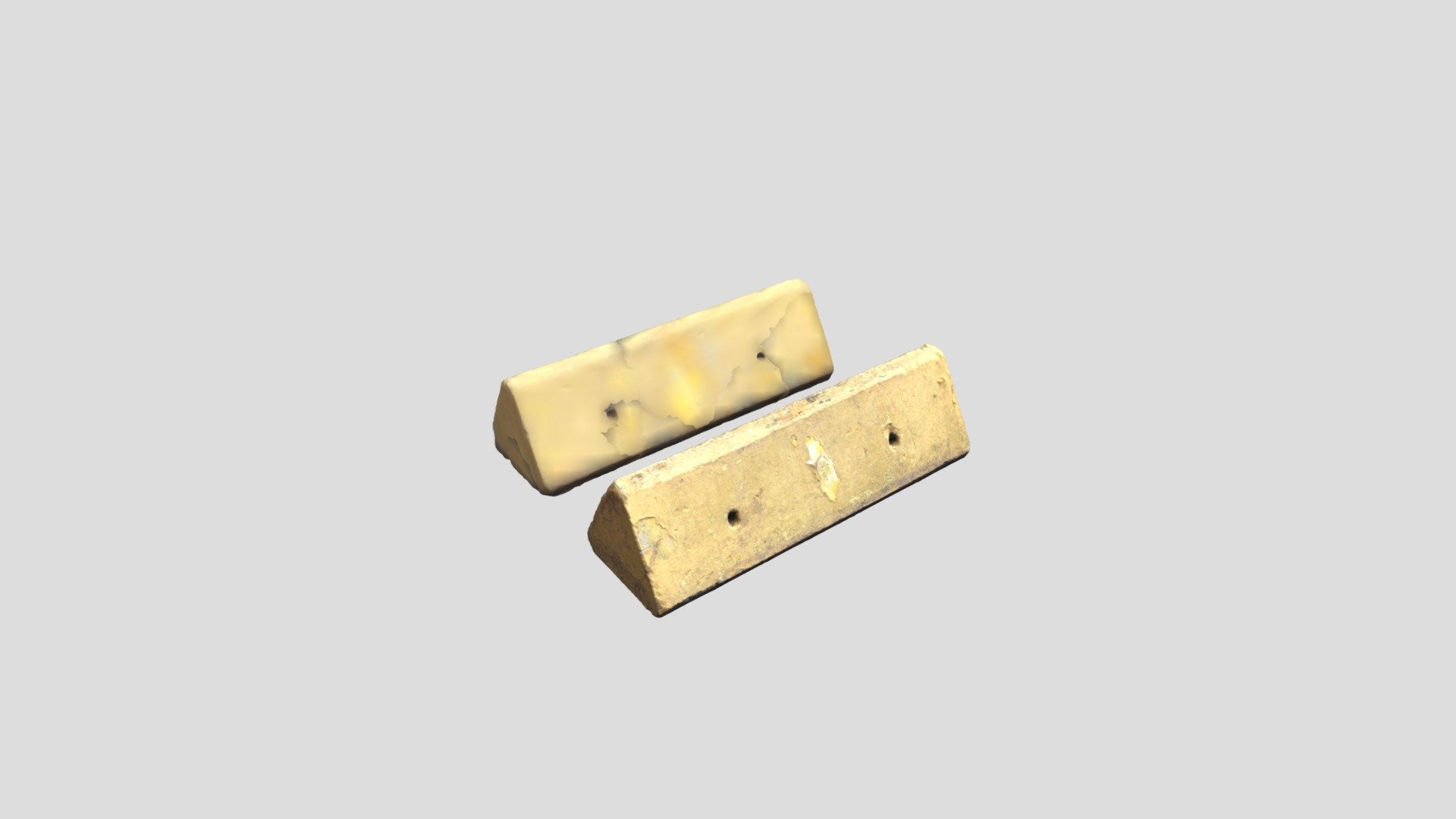 Road Concrete Triangular Blocks Small 8k - Download Free 3D model by ...