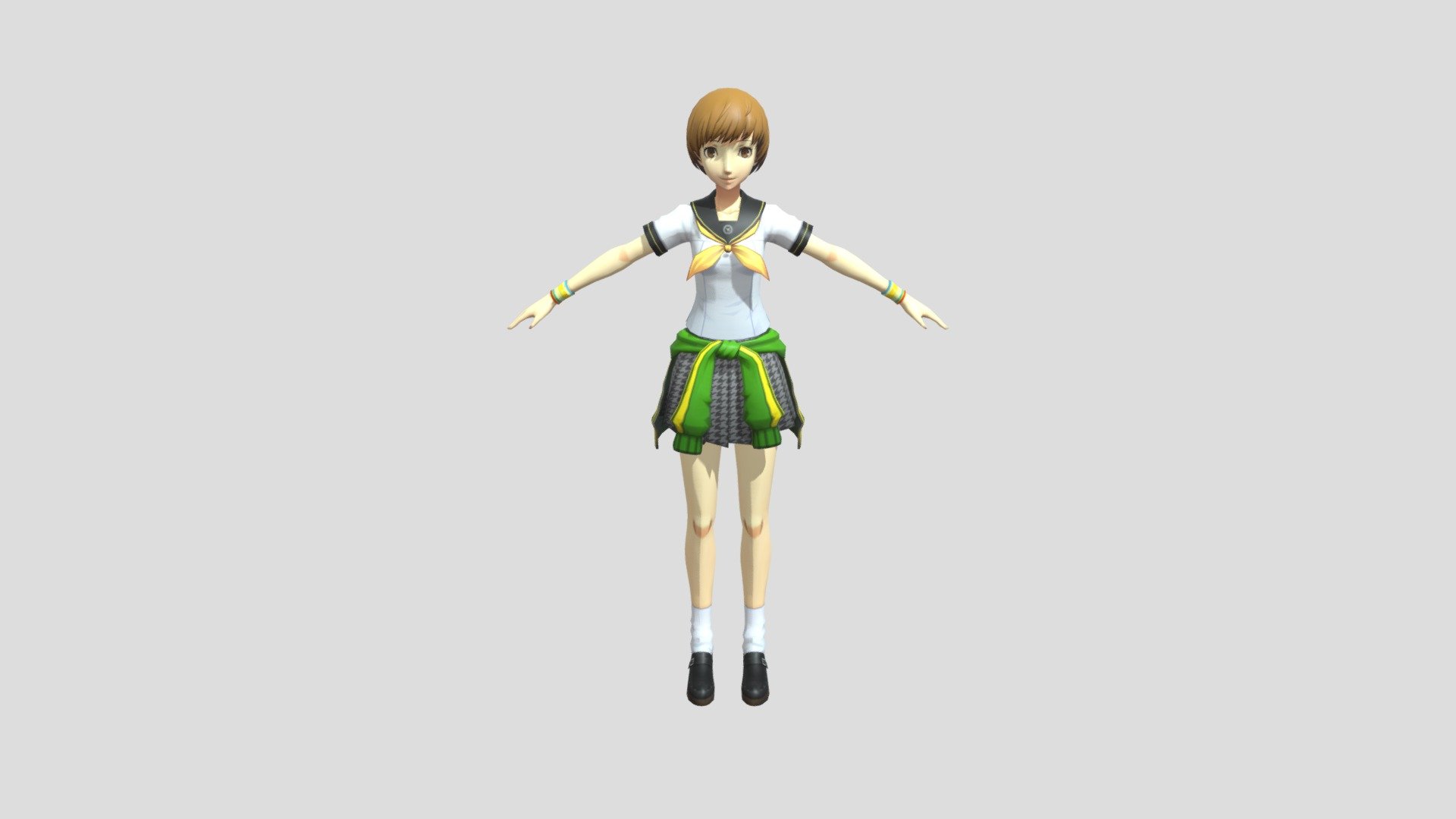 Chie Summer Yaso Outfit - 3D model by Phelipe Barbosa (@nexusslasher) [b4aafe0] - Sketchfab