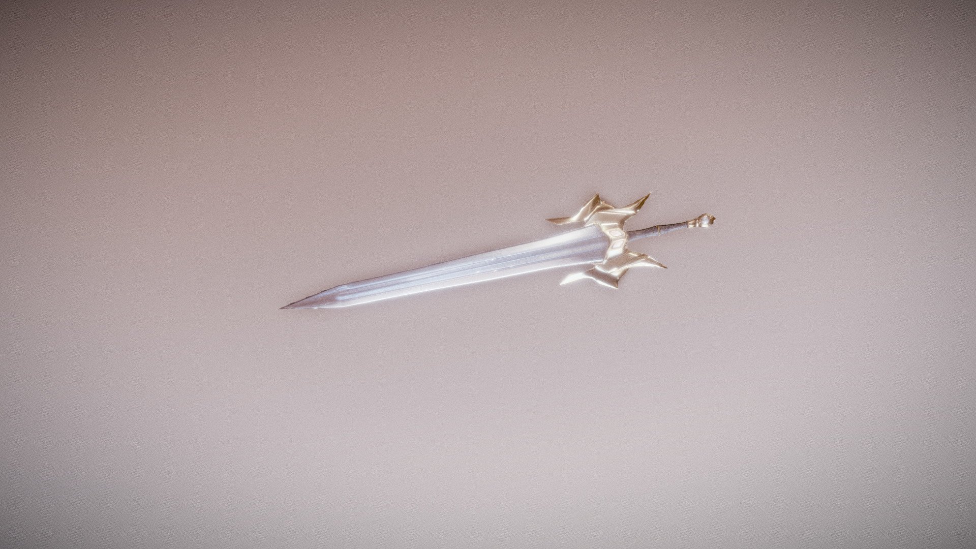 Winged Guard 2-hand Sword - Download Free 3D model by Dilroop.S..Gill ...
