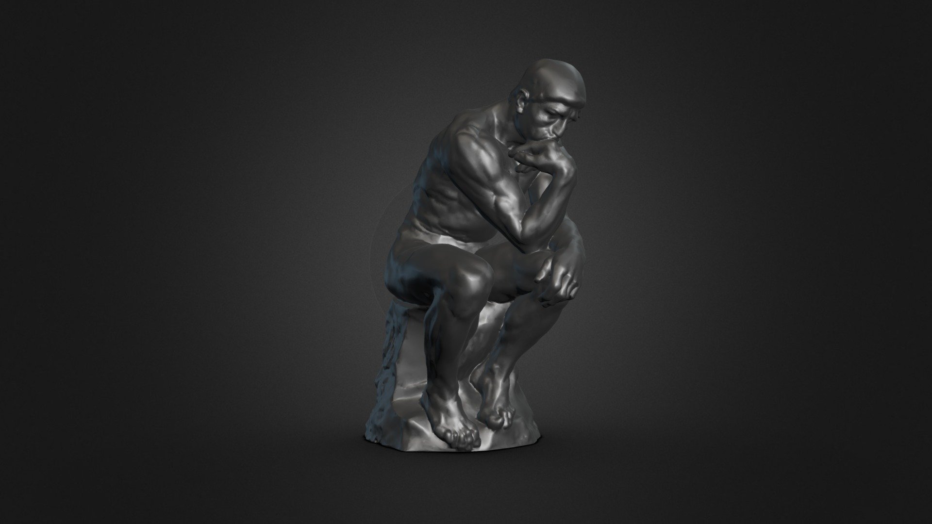 Rodin Thinker V2.0 - Download Free 3D model by Sakado (@HermanKruger ...