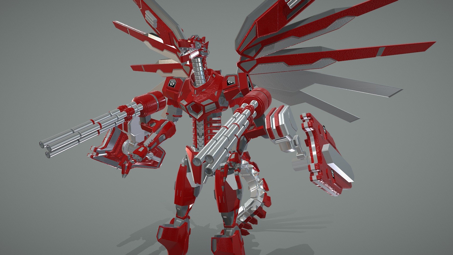 Dragonoid - Download Free 3D model by HaseoArc (@zorahomura) [b4adf37 ...