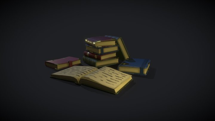 Old-book 3D models - Sketchfab