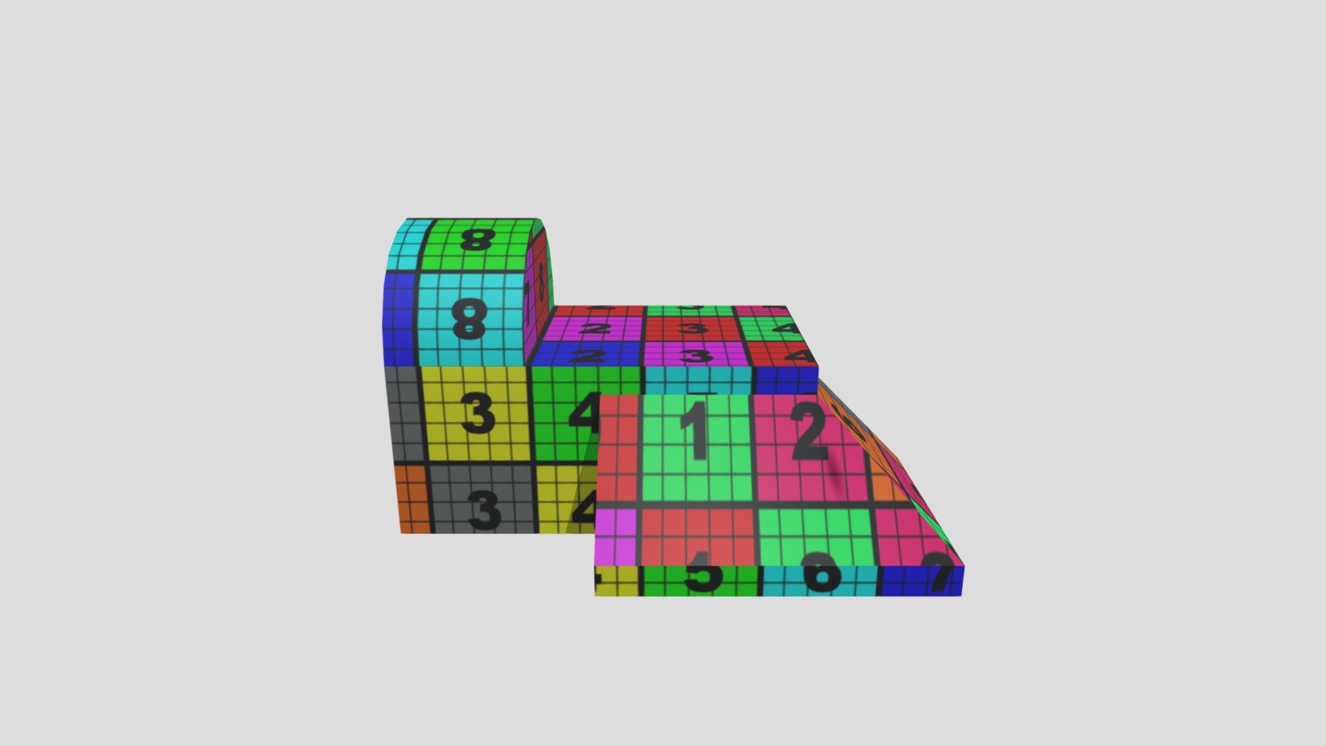 UV_Checkerboard_Building_Final - Download Free 3D model by Gabriel ...