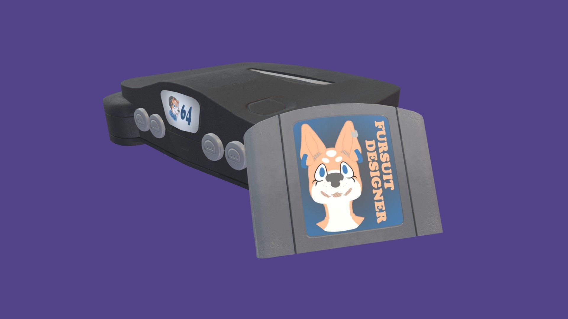Nintendo 64 and Cartridge - 3D model by Sora_Hikari (@SoraHikari ...