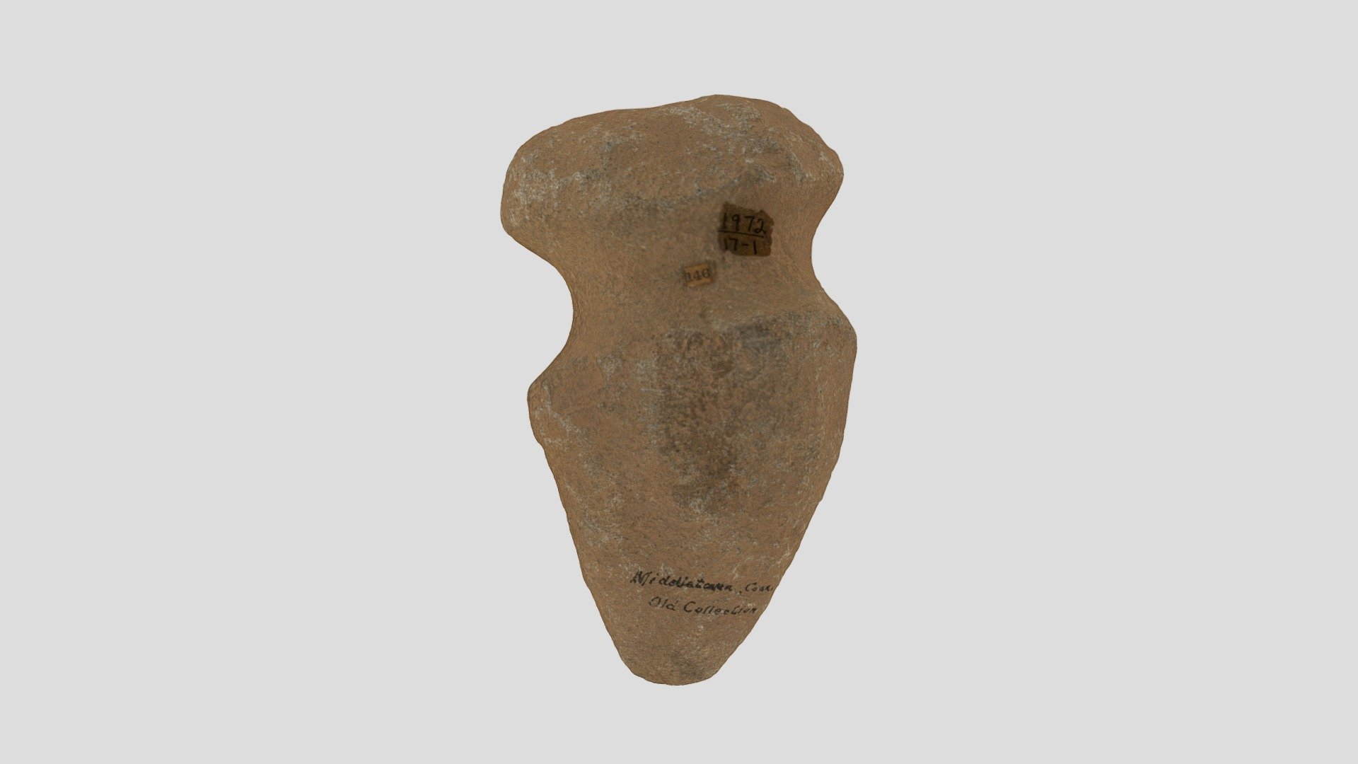 Grooved Axe from Middletown, CT - Download Free 3D model by Wesleyan ...