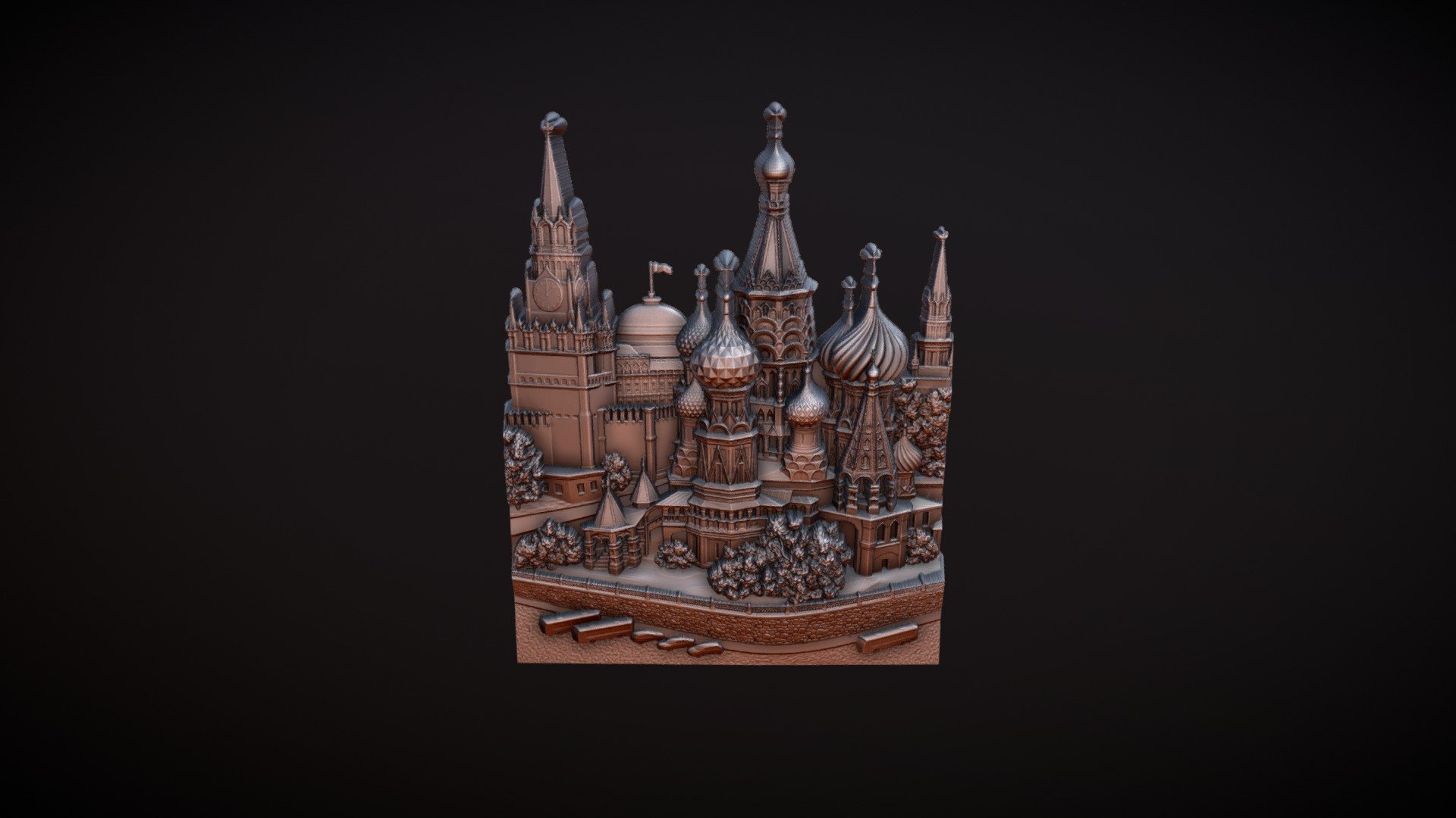 Moscow - 3D model by MisterK [b4b44b6] - Sketchfab
