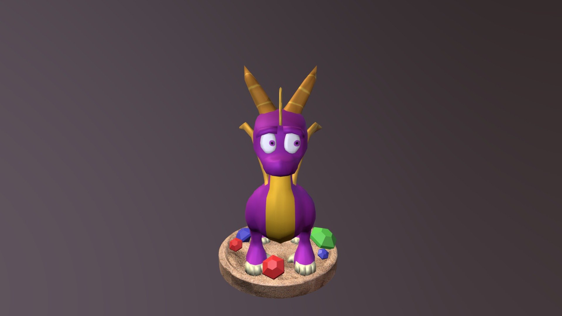Spyro Model - 3D model by Dragucort [b4b4d02] - Sketchfab