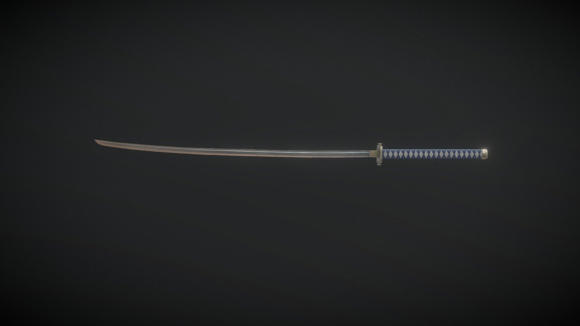 katana - 3D model by puddinnn [b4b53f5] - Sketchfab