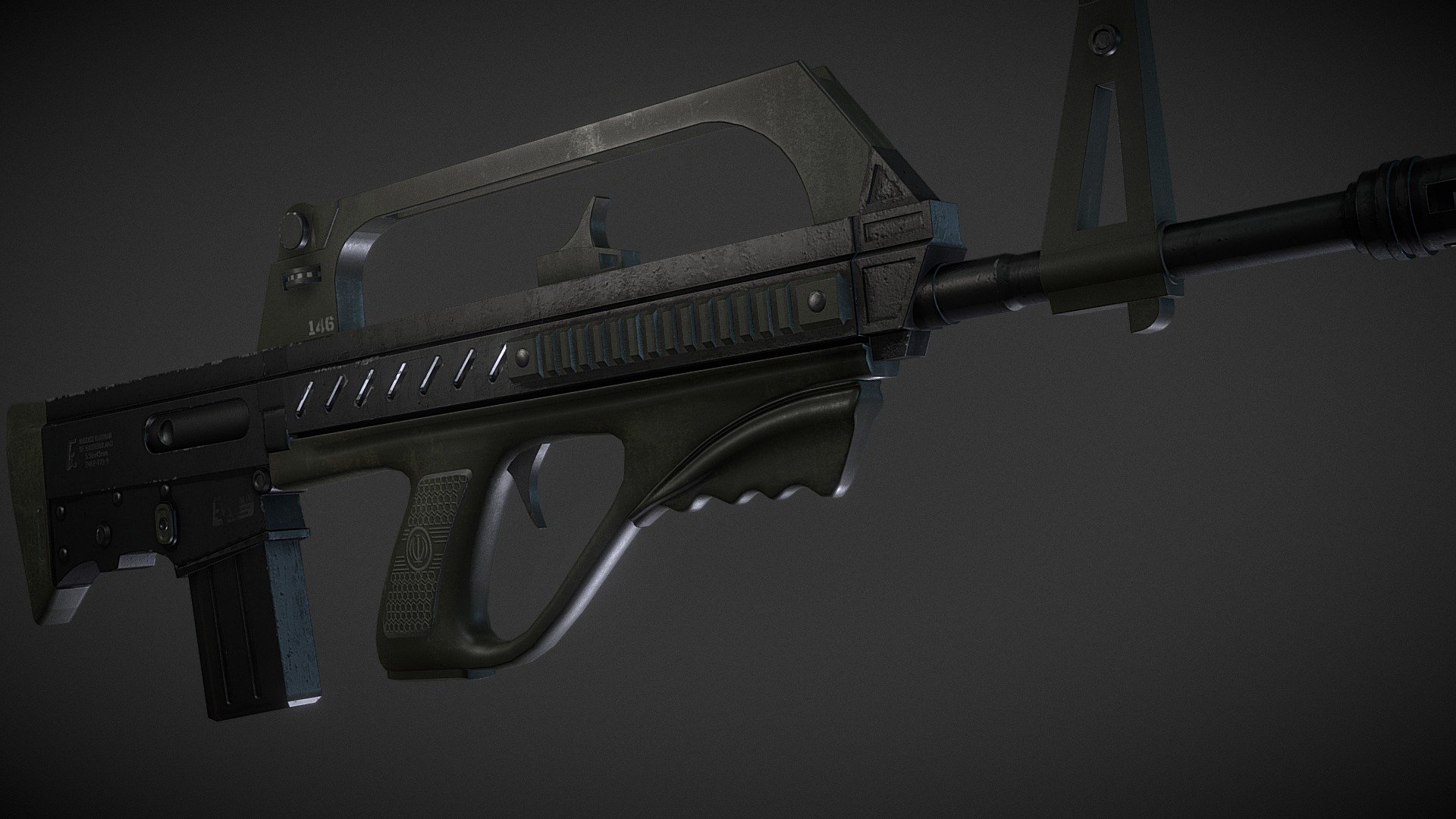 KH2002 "Khaybar" Assault Rifle - Download Free 3D model by Martini-SF ...