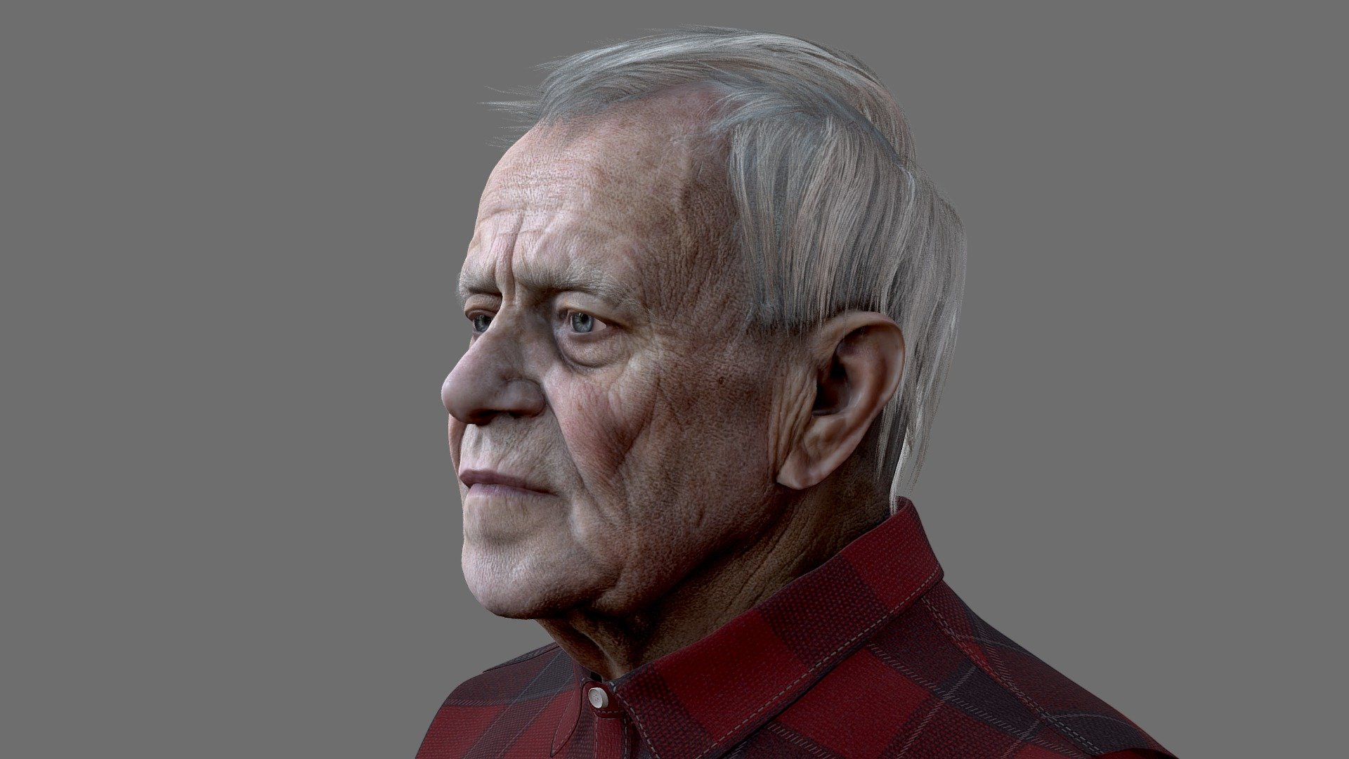 Oldman head - 3D model by maximmus (@shah_max) [b4b75eb] - Sketchfab