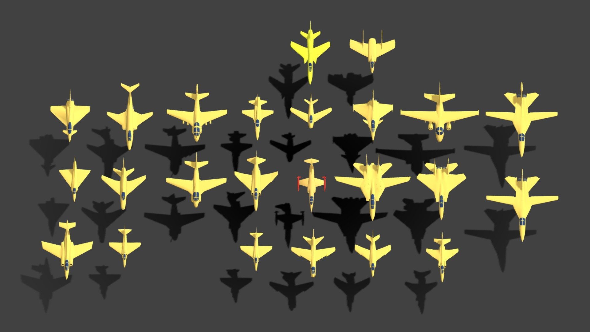 Low Poly Aircrafts Pack 2 - 3D model by carlroy [b4b9963] - Sketchfab