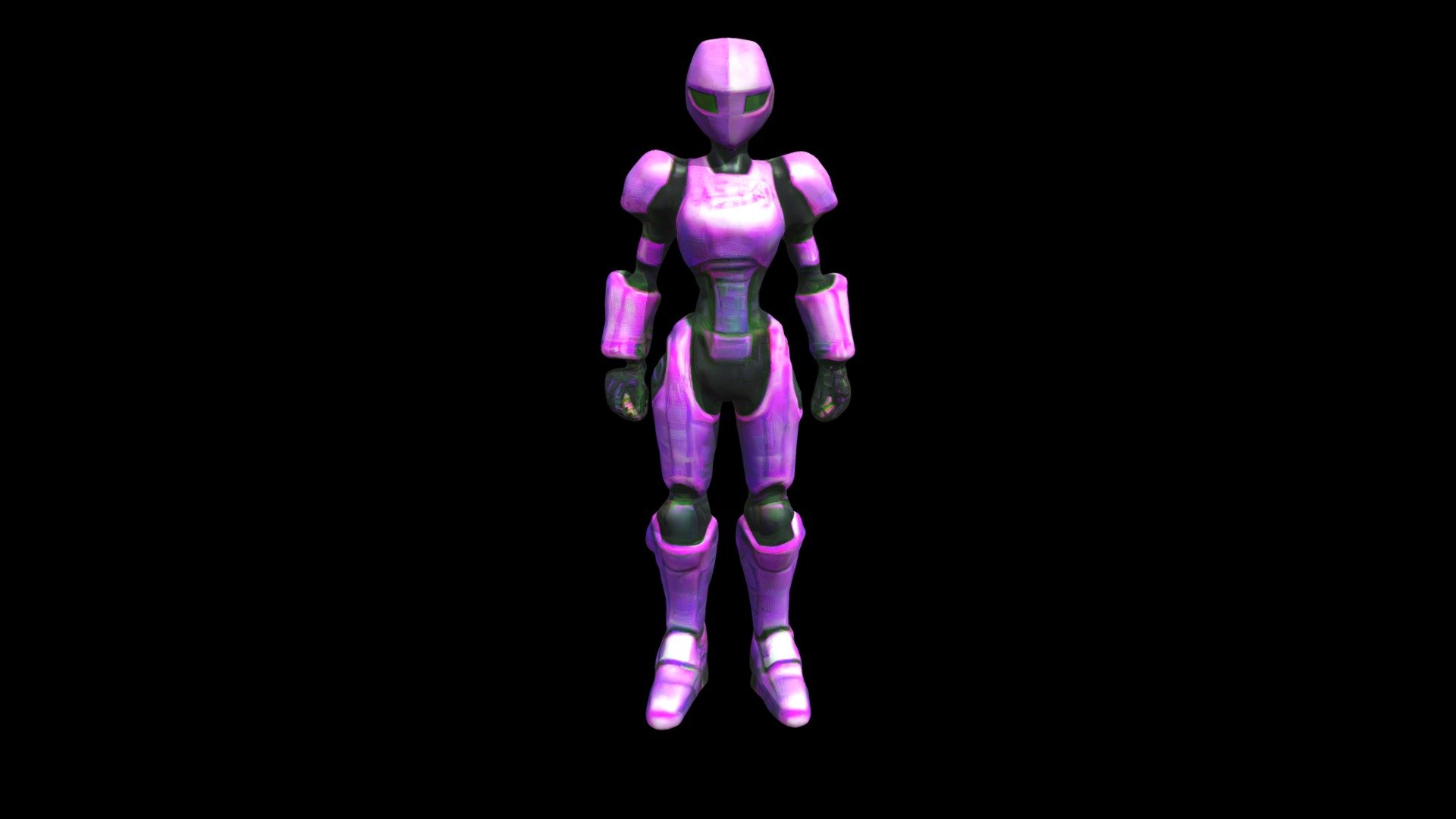 mecha girl base mesh Game ready by - Download Free 3D model by klrxyz ...