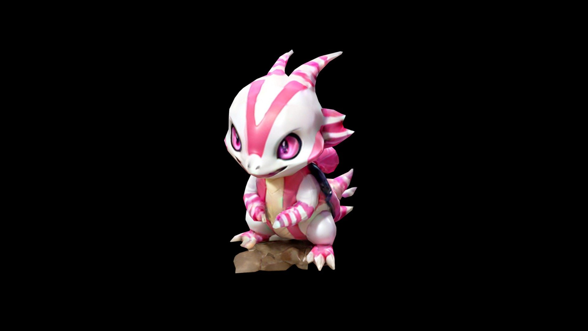 "Petal Pink Botanical Beast The Magenta Mythical - Download Free 3D ...