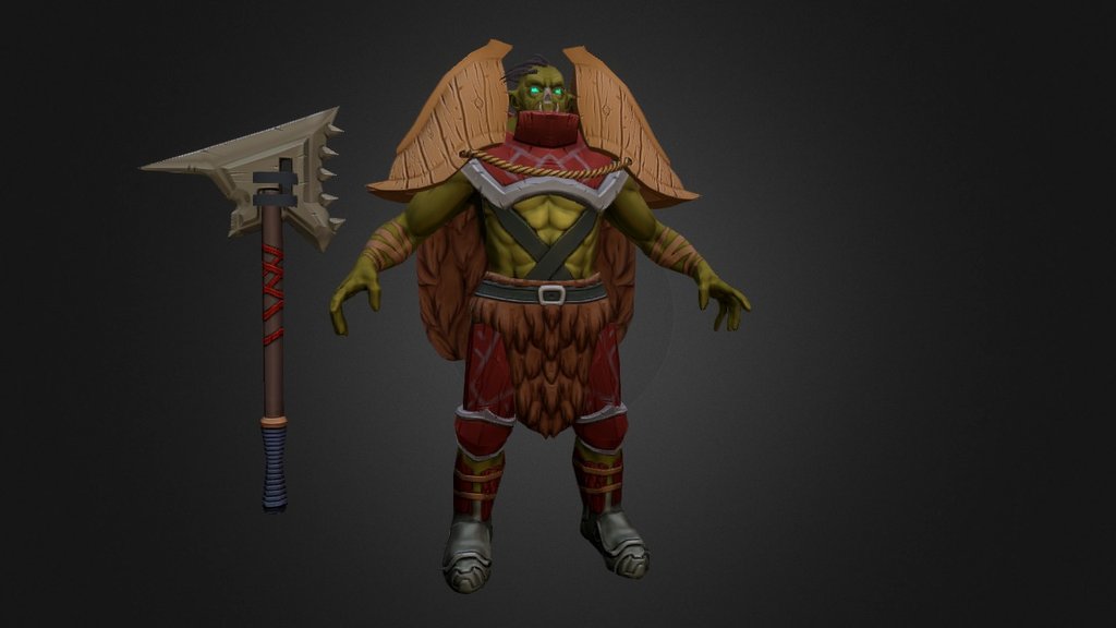 Undead Orc - 3D model by Marcin Cecot (@MarcinCecot) [b4bbde2] - Sketchfab