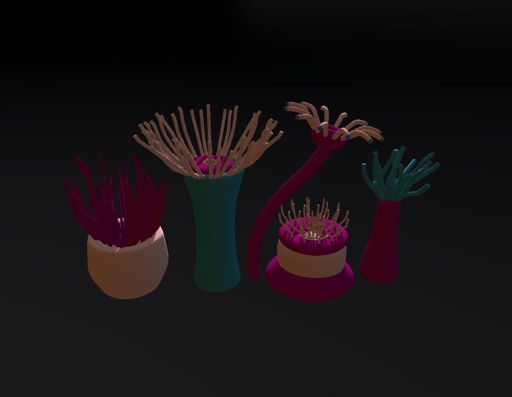 Sea anemones by Gemma - 3D model by Gravity Sketch (@gravitysketch ...