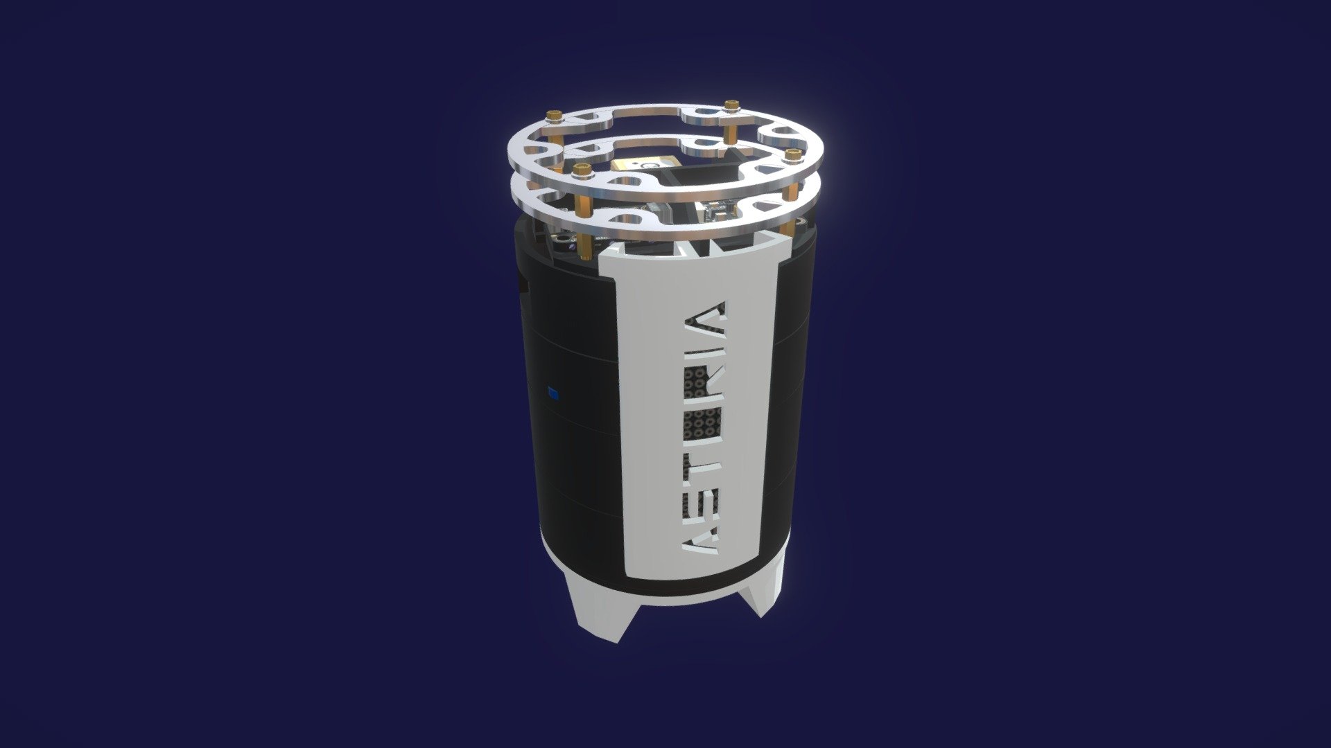 Astoria CanSat - 3D model by astoria_cansat [b4be28c] - Sketchfab