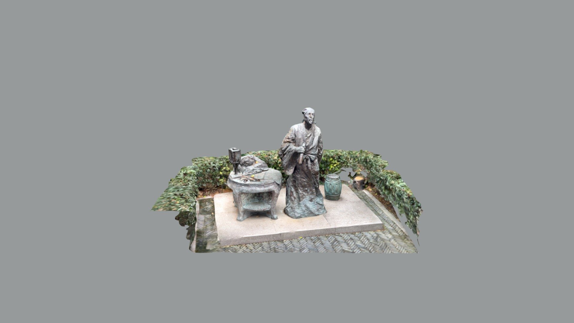 Ancient stone sculpture People - 3D model by DCnight [b4be831] - Sketchfab