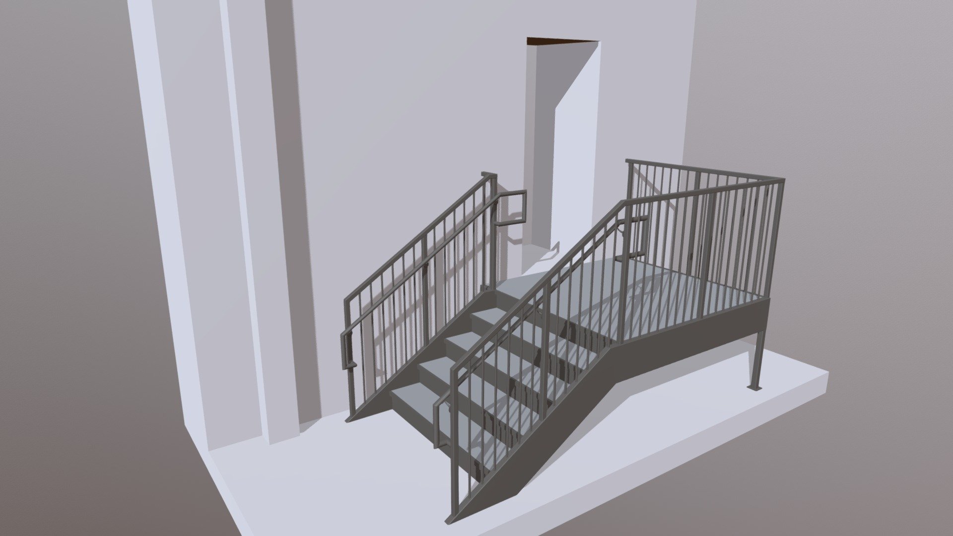 Exterior Stair Planet 13 - 3D model by ryanpendarvis [b4bf888] - Sketchfab