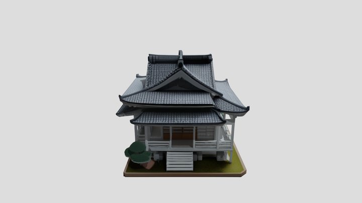 Japanese-house 3D models - Sketchfab
