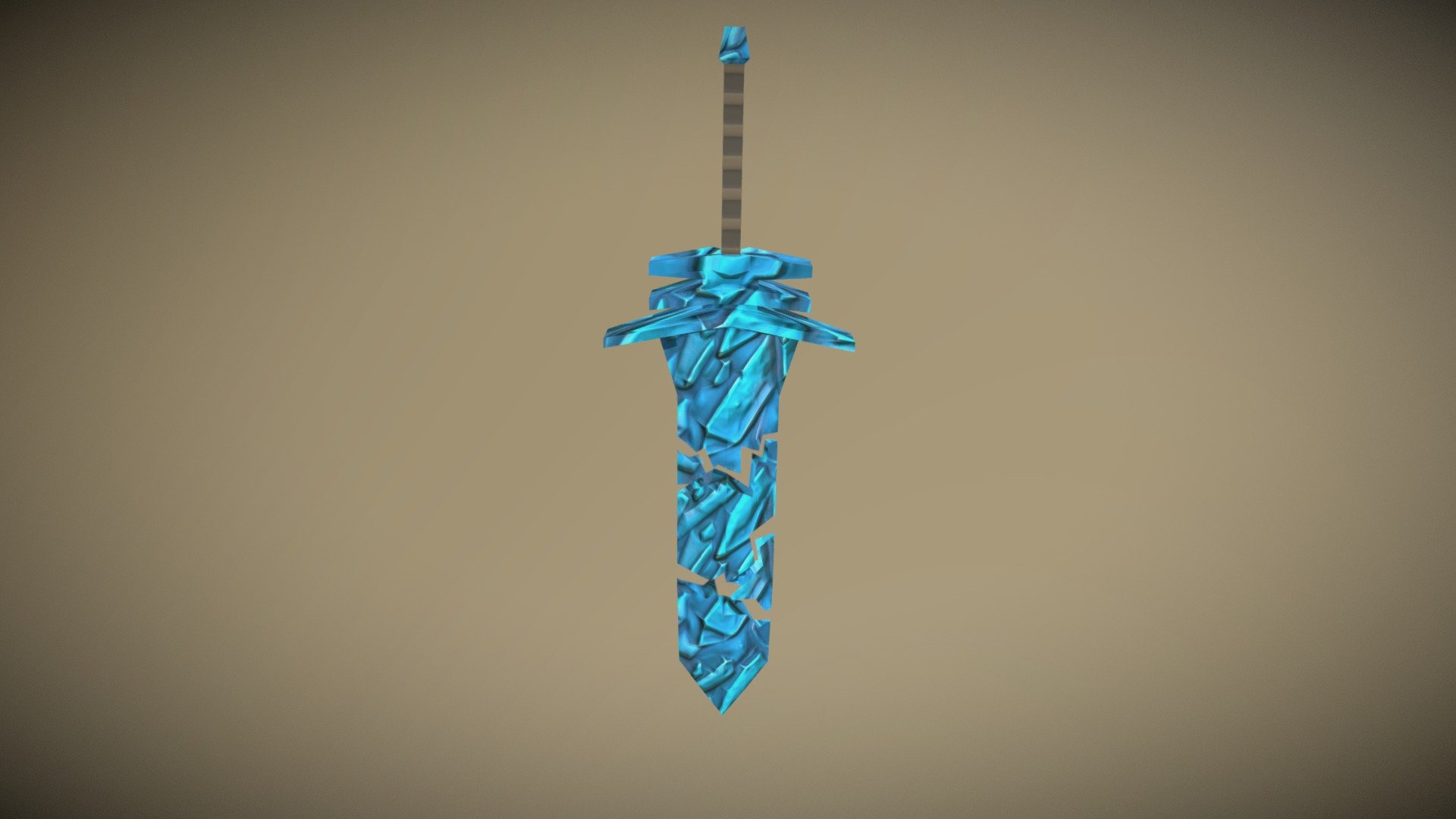 Broken Ice Sword - 3D model by AllanJonathan [b4c0fb3] - Sketchfab