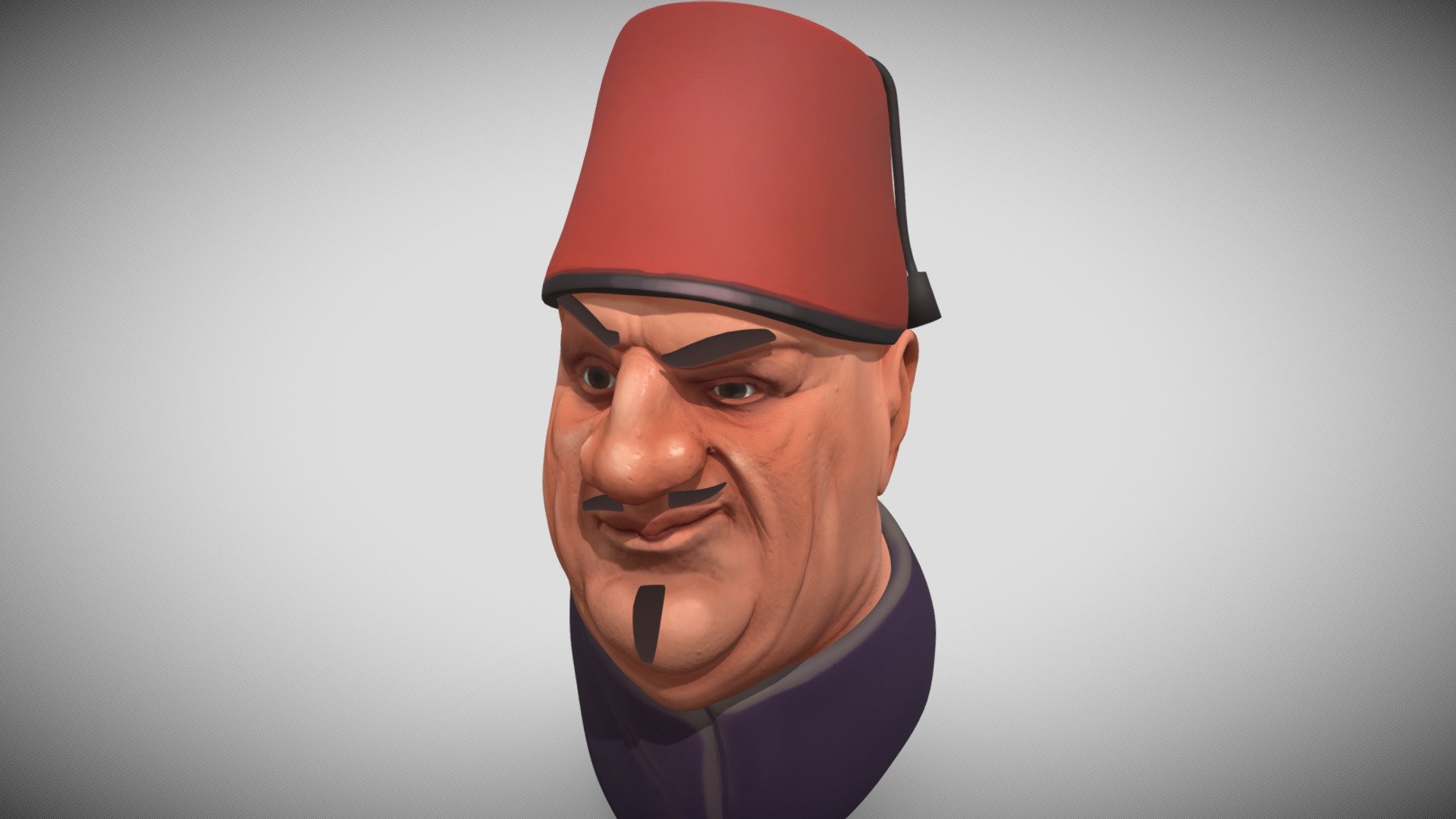 dude with fez - Download Free 3D model by skjoldbroder [b4c11b4 ...