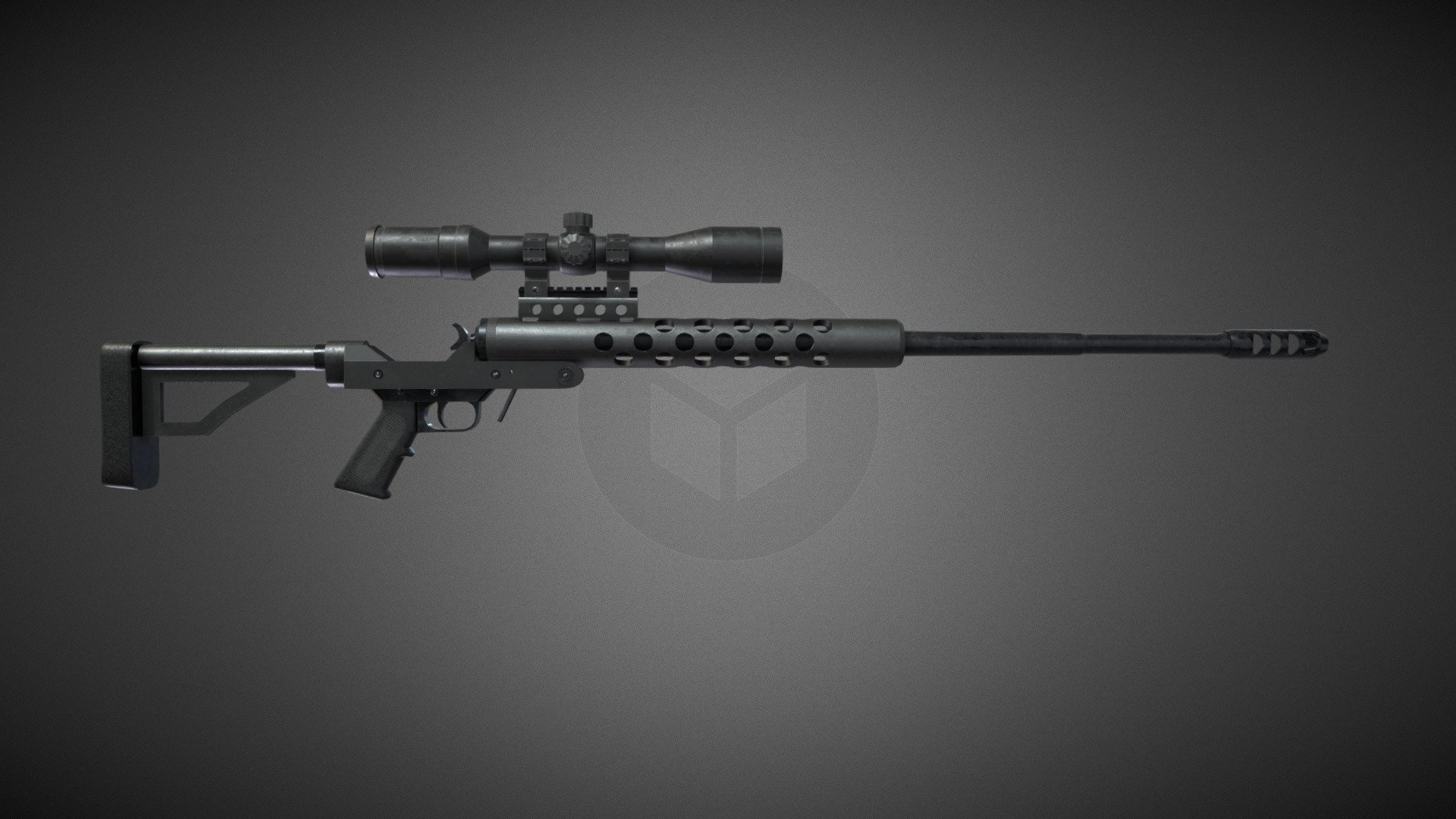Serbu RN-50 - Download Free 3D model by Vasily (@3D-Models-Geek ...
