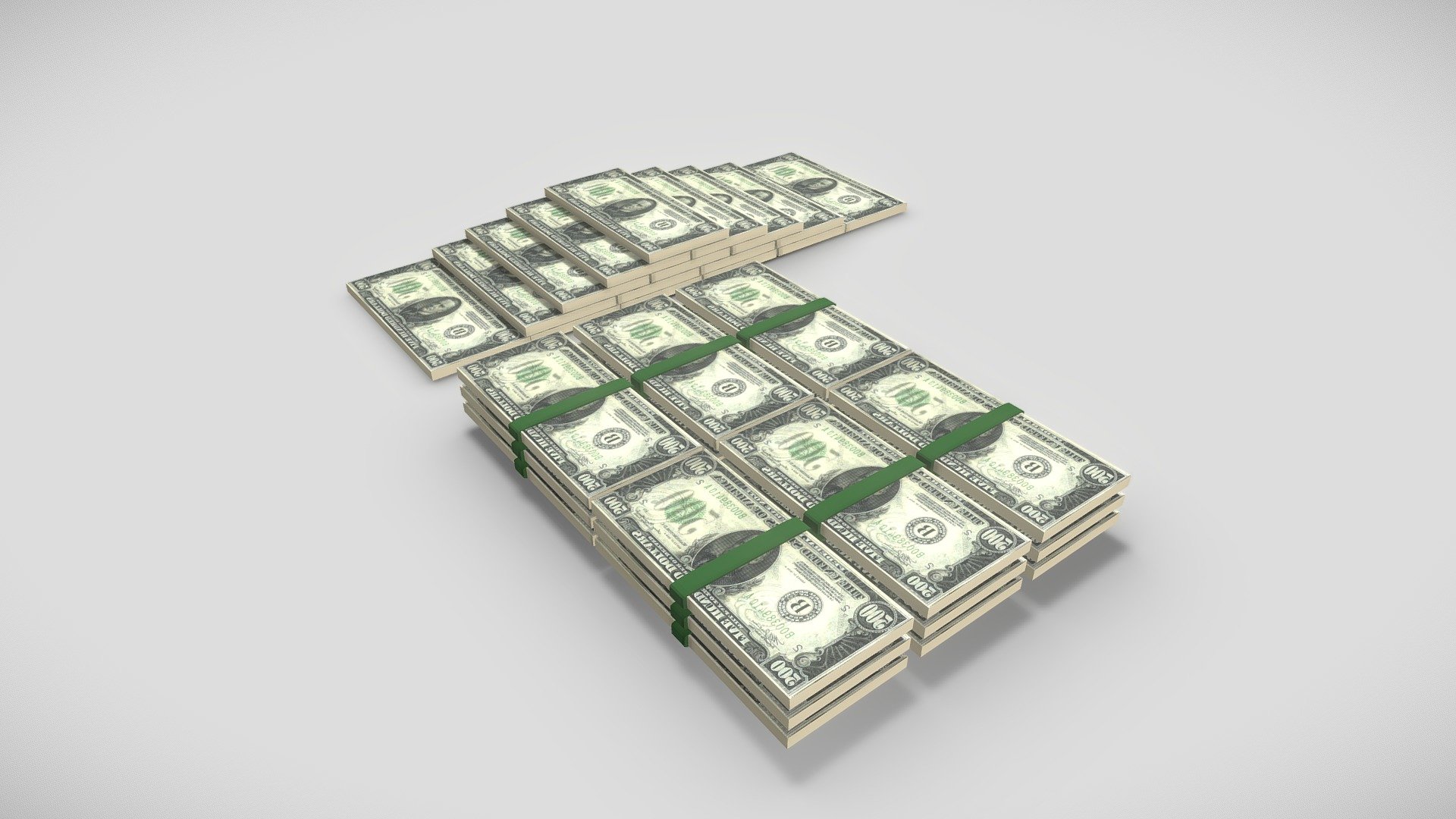 Dollars Money - Download Free 3D model by cs (@DevFaisal) [b4c255d ...