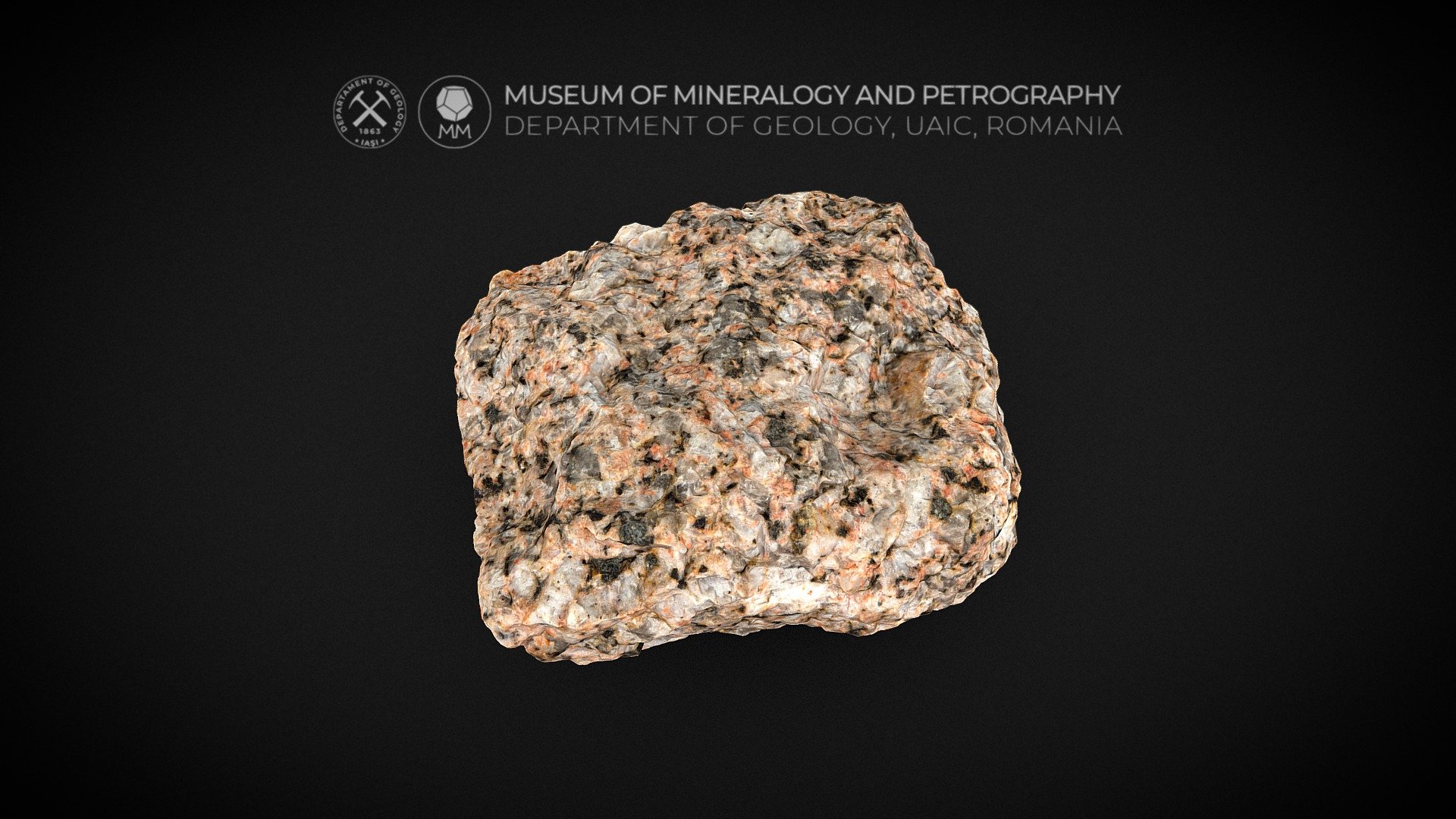 Granite (igneous rock) - 3D model by Museum of Mineralogy and ...