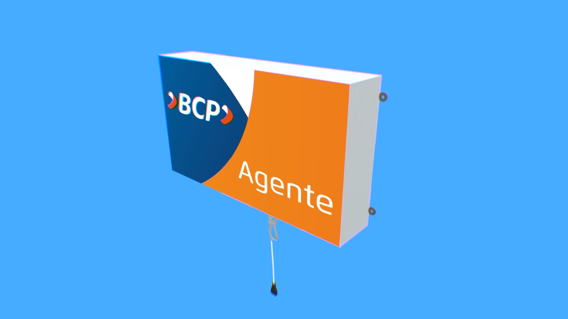 LETRERO LUMINOSO - BCP - 3D model by Imagen Publicidad ...
