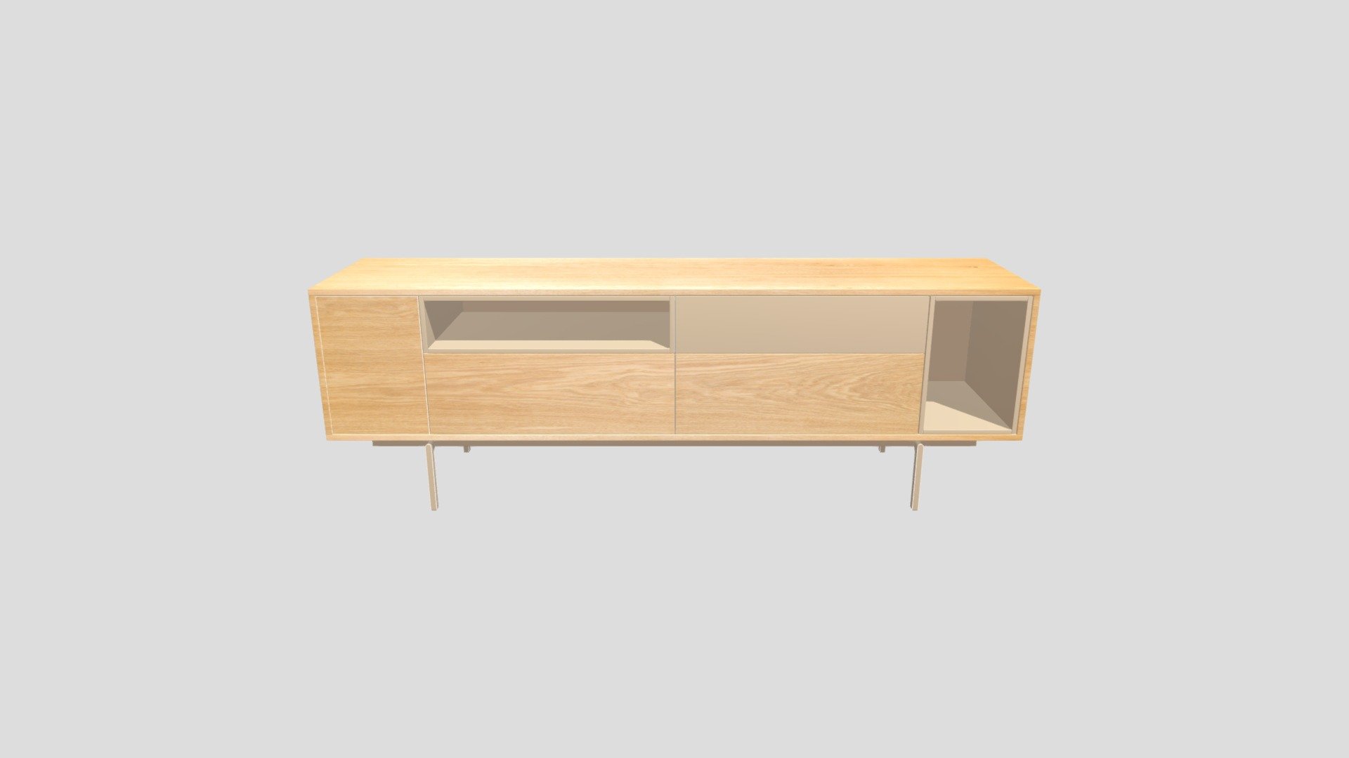 Brunn Design KAALM Lowboard Sand - Download Free 3D model by Brunn ...