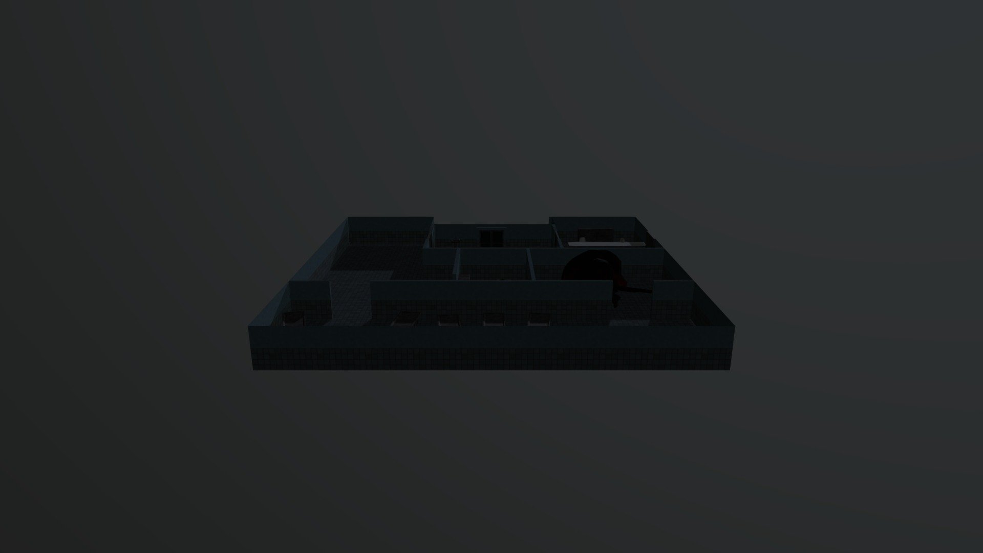 Low Poly Morgue - 3D model by josh.a.humphreys [b4c5434] - Sketchfab