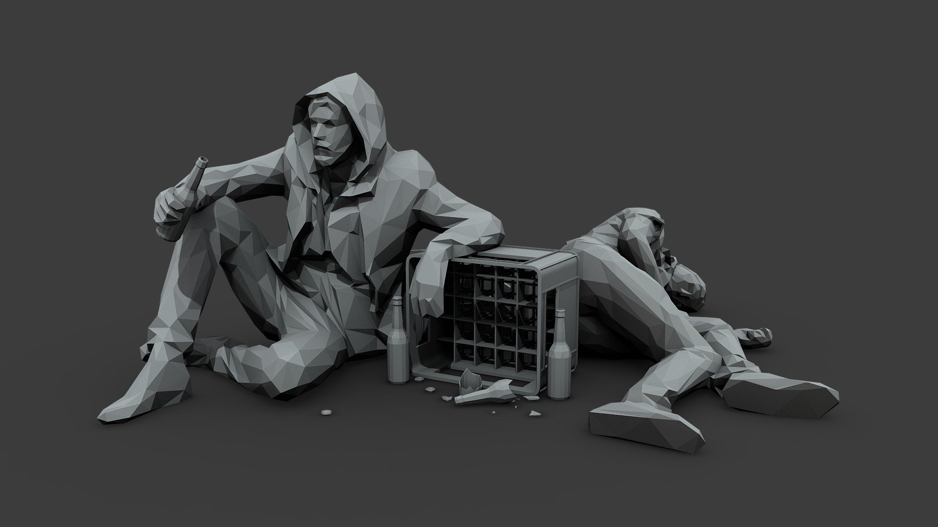 Drunks - 3D model by kanistra [b4c5450] - Sketchfab