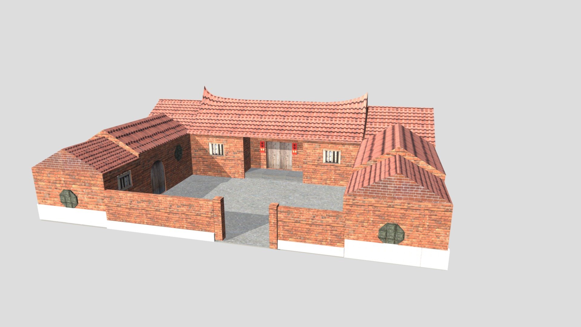 Three sections compounds - Download Free 3D model by huangamanda ...