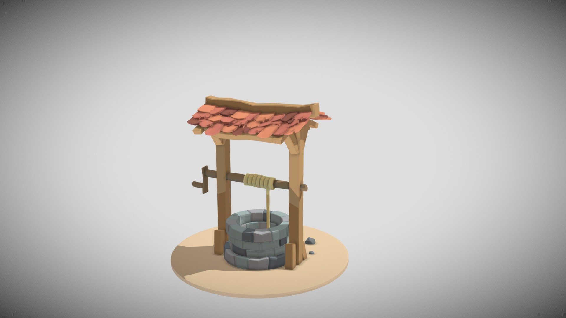LOW-POLY WELL - Download Free 3D model by kil.studio [b4c8dfb] - Sketchfab